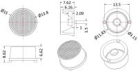 China High Transmittance High Power Φ21.8mm Size 6 types Light Distribution For Billboard and other area for sale