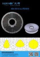 China 60°/90°/120° Available 3030LEDs Six Rings 150W LED Lighting Lens Waterproof For Round High Bay Light for sale