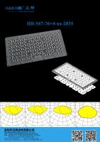 China 304pcs 2835LEDs With 4 Light Distributions IP65 Waterproof Low Glare Street and Parking Lot Lighting Lens for sale