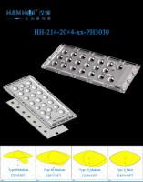 China Advanced PC 3030 LED Optics 92% Light Transmission Anti-Glare Wide Angle for Urban Street & Car Park Lighting for sale