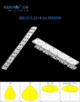China Superior Clarity LED Street Flood Lighting Lens 88pcs Optimized for 3030 LEDs, Multiple Angles Beam & Minimal Light Loss for sale