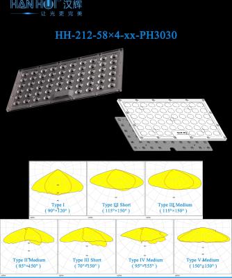China Pro-Grade LED Street Lens 279x150mm Universal Fit T2M/T3M/T4M/T3S/T5M/90120 Weather-Resistant Long-Lasting Performance for sale