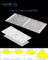 China Fit Street & Parking Lot Lighting Lens 144pcs 284.96×132.96mm Size Uniform Light Distribution Anti-Glare Lens for sale