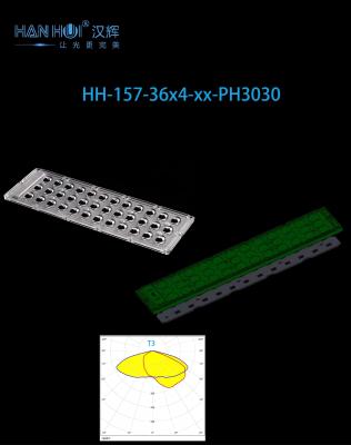 China High-Power Street Lighting Lens: Better Efficiency and Low Glare with 144 pcs of 3030 LEDs for sale