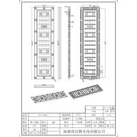 China Precision 3030 LED Optic System 295×80mm 80pcs Lamp Beads 92%+ Light Transmission for Floodlighting for sale