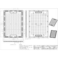 China Waterproof 241.35×170.35mm Size 126pcs 3030 LED Uniform Light Output Floodlighting Lens for sale