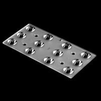 China 12×4pcs 3030 LED 165×83mm, Dimensions, Even Light Distribution, Durable PC Material Construction, Street Light Lenses for sale