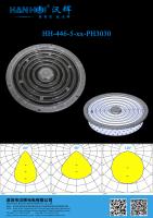 China UFO High Bay Light Lens 3030/2835 LEDs Dimensions φ184mm PC Durable Material Water-Resistance Lens for sale