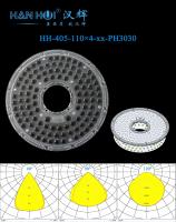 China 110×4pcs 3030&2835LEDs UFO High Bay Lighting Lens 263.03×9mm Size Water-Resistant Industrial Light Lens for sale