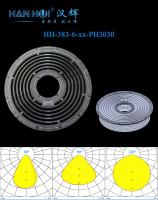 China 263.03×8.8mm Size UFO High Bay Lighting Lens with Waterproof Uniform Light Output 3030/2835LEDs for sale