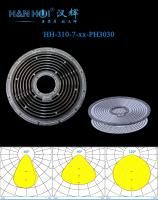 China 293.12×8.8 Dimensions UFO High Bay Lighting Lens Multiple Angles Light Distributions 3030/2835LEDs Light Lens for sale