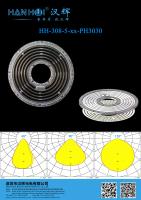 China Waterproof UFO Industrial Lighting Lens 5 Rings 233.12×8.8mm 3030/2835 LEDs High Bay Lighting Lens for sale
