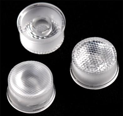China Brighten Single Lens 30°/45°/60°/20×50° Available φ14.5mm Dimensions 5050LEDs High Transmittance Lens for sale