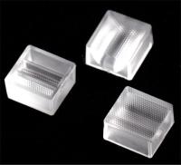 China 93%+ High Transmittance Precision Optical Brighten Single Lighting Lens 30×90° 3030LEDs 14.07×14.92mm for sale