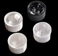 China Single Lens φ20mm 93%+ Transmittance Multiple Light Distribution Angles Lightweight Tough Material Grade Lens For Brighten for sale
