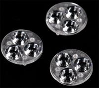 China Flashlight Lens φ25mm Size PC/PMMA Material 93%+ Transmittance 3030&3535LEDs Indoor Lens for sale