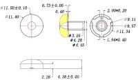 China PMMA Material High Transmittance 2835LEDs φ11.5mm Size Indoor Lighting Lens for sale