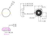 China P15.5mm Size 175° Available 3030LEDs High Transmittance Interior Light Lens for sale
