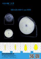 China 530mm Waterproof PC Stadium LED Lens 92% Transmittance 540x3737 LEDs for sale