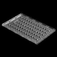China PC LED Street Light Lens 230x150mm 112x3030 LEDs 92% Transmittance for sale