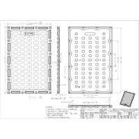 China PC LED Street Light Lens 230x150mm 112x3030 LEDs 92% Transmittance for sale