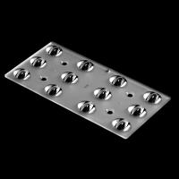China High Power LED Lens 48pcs 3030LEDs 92% Transmittance 165×83mm for sale