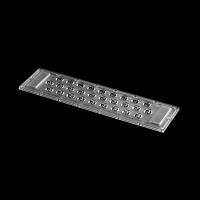China 260×68mm PC Street Light Lens 92% Transmittance for 3030 LED for sale