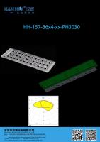 China 144pcs 3030LED T3 Street Light Lens 92% Transmittance 276.3×95mm for sale