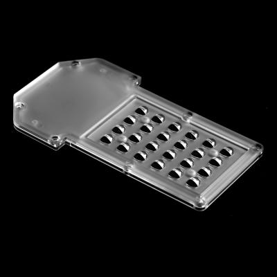 China 24 LED PC Lens 178.51×102.51mm 92% Transmittance for Street Light for sale