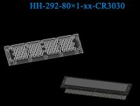 China 92% Transmittance PC Flood Light Lens for 80x 3030 LEDs for sale