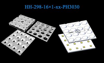 China 16 pcs 3030LEDs 11 Types Light Distributions  Easy Installation Street&Flood Lighting Lens for sale