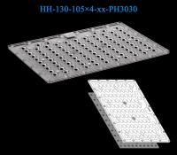 China Waterproof 420pcs 3030 LEDs Lens Uniform Light Control Precision Size Area Lighting Lens for sale