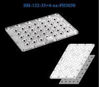 China 140pcs 3030 Light Sources High Transmittance Waterproof  PC Material Street&Flood Lighting Lens for sale