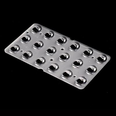 China 18*4 pcs 3030&2835 LEDs Light Weight Light Output Uniformity Lens For Street Lighting for sale
