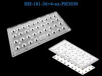 China 144 pcs 3030/2835 LEDs Durable PC Material Water Resistant Lens For Street & Parking Lot Lighting for sale