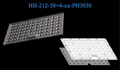 China 232 pcs 3030 LEDs Multiple Angles Available Low Glare Waterproof Street Lighting Lens for sale