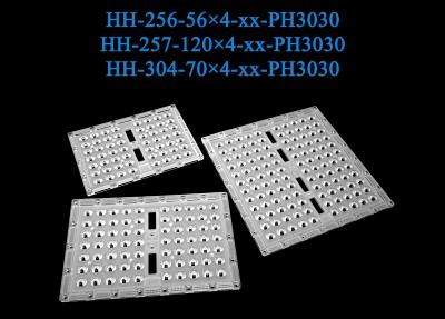 China Parking Lot Light Lens 224pcs 3030LEDs 240×165mm Size Low Glare Uniform Lighting Lens for sale