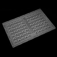 China 290×190mm Size Lens 280pcs 3030LEDs Eco Material High Transmittance Parking Lot Lighting Lens for sale
