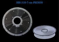 China UFO High Bay Lighting Lens 293.12×8.8mm Dimensions 7 Rings 3030LEDs PC Material Lens for sale