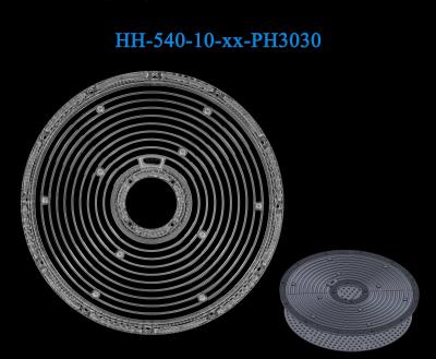 China Φ293mm Size 3030/2835LEDs Popular Precision Lighting LED Lens For 10 Rings UFO High Bay Light for sale