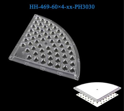 China 240pcs 3030 LED Chips, Precision Illumination Lens, Specialized Lens for Sector Stadium Lighting for sale