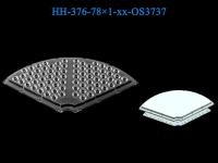 China Optical-Grade LED Lens for Sports Lighting with Enhanced Beam Uniformity 15°/30°/45°/60° Available for sale