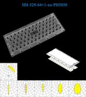China Stadium LED Optics Module | High-Efficiency PC Anti-Glare Lens for 64PCS 3737/5050 LEDs for sale