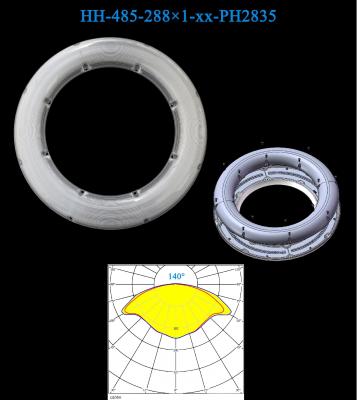 China LED Optical Plate φ285.39 mm | 288pcs 3030/2835 | T5 Beam | Enhanced Light Output for Garage Fixtures for sale