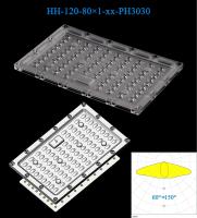 China High-Efficiency Floodlight Lens | 185×116 mm | Fits 80pcs 3030 LEDs | Weather-Proof Precision Optics for sale