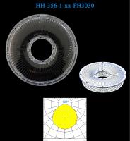 China 233×11.4mm LED Optical Cover For 3030/2835 Modules, Glare Reduction 120-Degree Beam For Industrial Lighting for sale