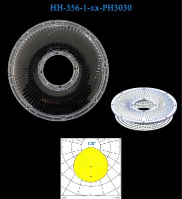 China 233×11.4mm LED Optical Cover For 3030/2835 Modules, Glare Reduction 120-Degree Beam For Industrial Lighting for sale