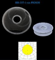 China Premium Anti-Glare LED Lens 233×11.4 mm | 120° Optics | 3030/2835 Compatible | High Bay Lens Cover for sale