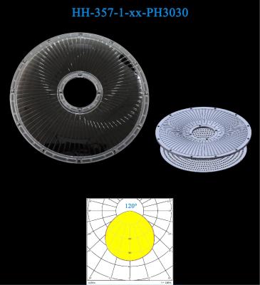 China Premium Anti-Glare LED Lens 233×11.4 mm | 120° Optics | 3030/2835 Compatible | High Bay Lens Cover for sale