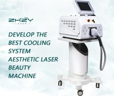 China Portable Diode Laser Hair Removal Machine 808nm 2000W with 3 Spot Sizes for sale